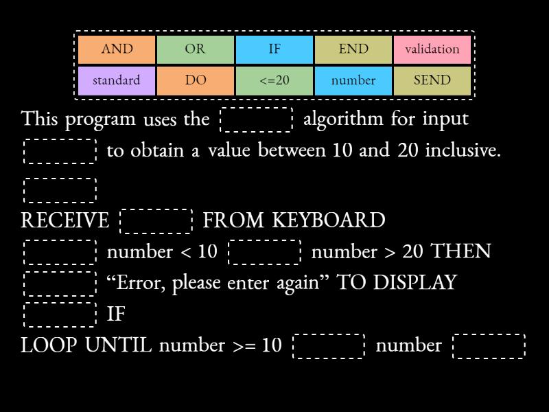 N5 SDD Running Total in a loop - Complete the sentence