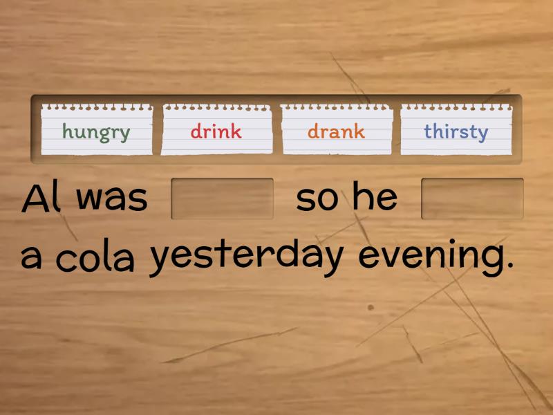 Gg2 6.3 Past Simple - Completar la frase