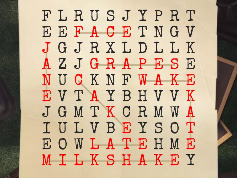 - Wordsearch