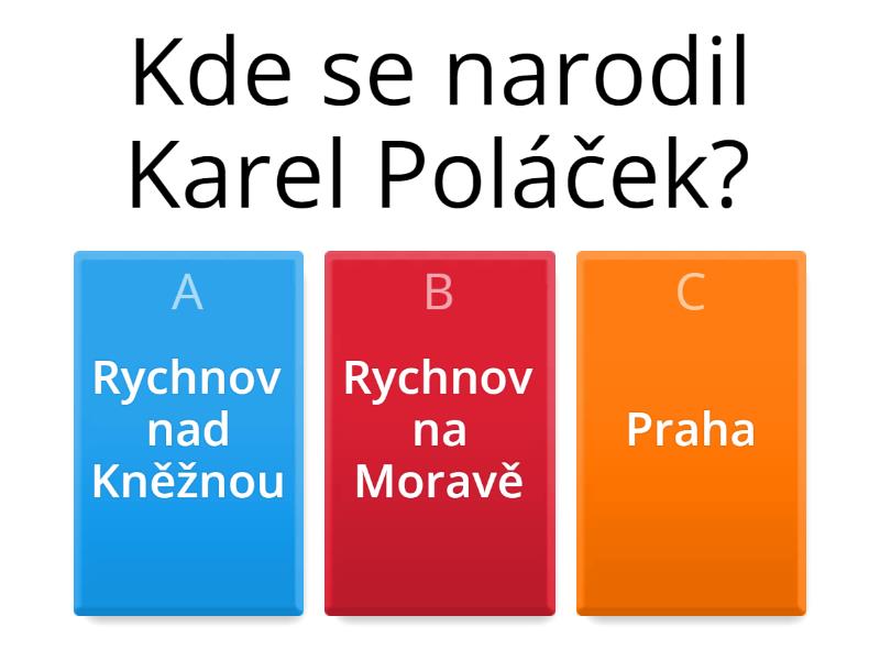 Karel Poláček - Quiz