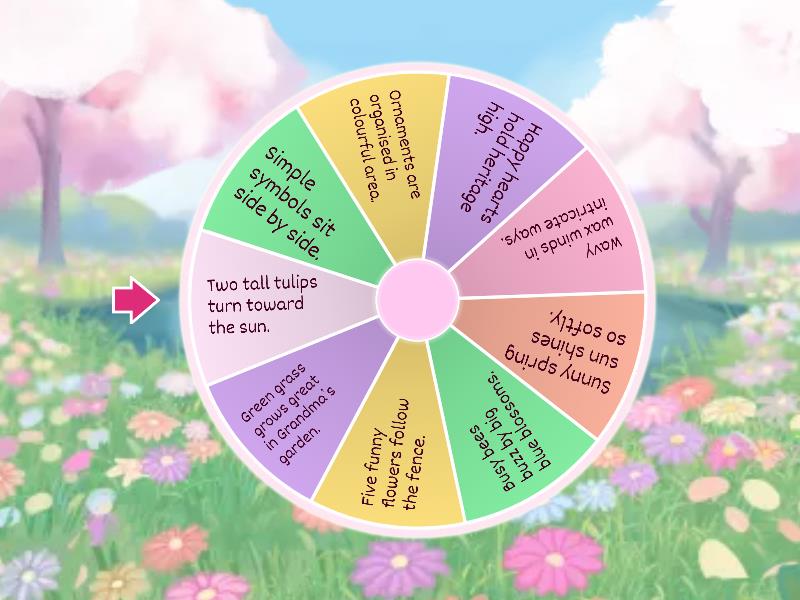 Easter tongue twisters - Spin the wheel