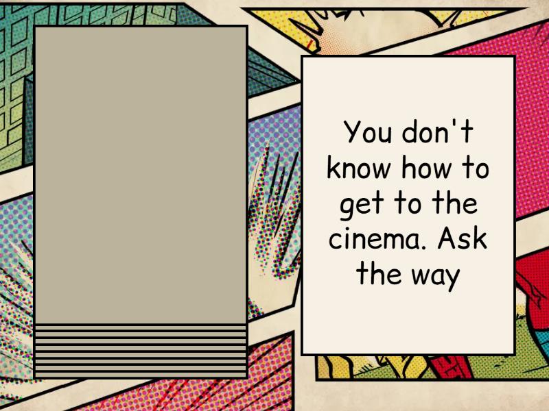 English A2 - Role-Play - Speaking cards