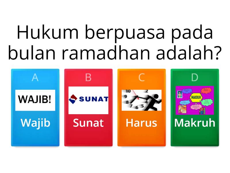 KUIZ BULAN RAMADHAN DAN HARI RAYA AIDILFITRI - Quiz