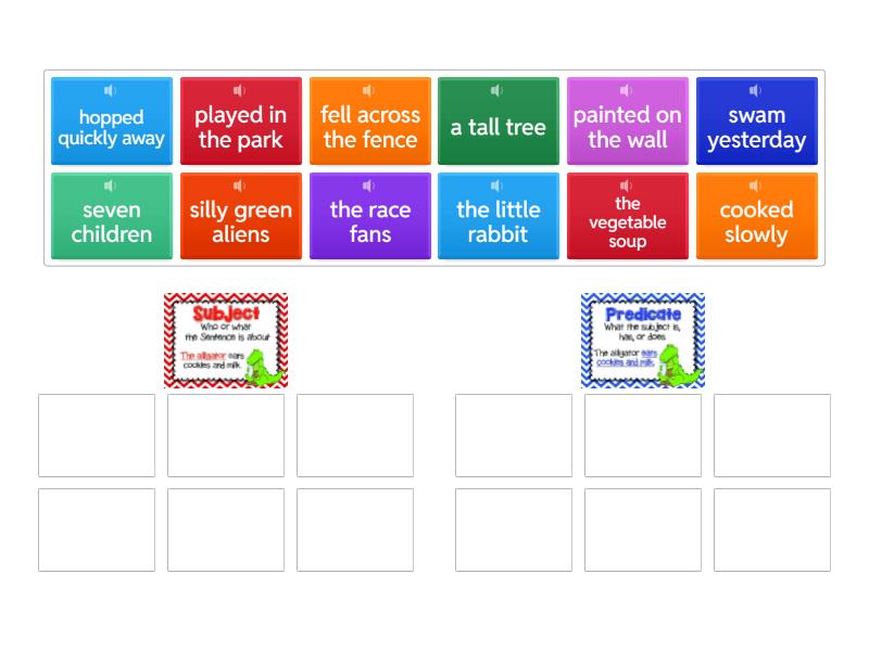 Giles - Subject and Predicate Sort - Group sort