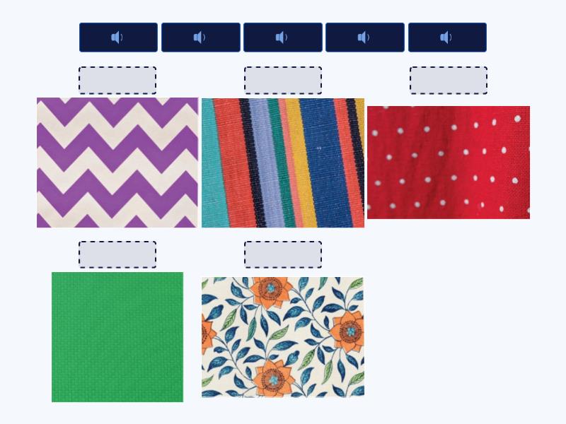 Unit 7 Patterns - Match up