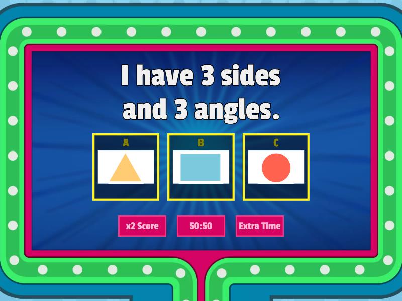 What shape am i? - Gameshow quiz