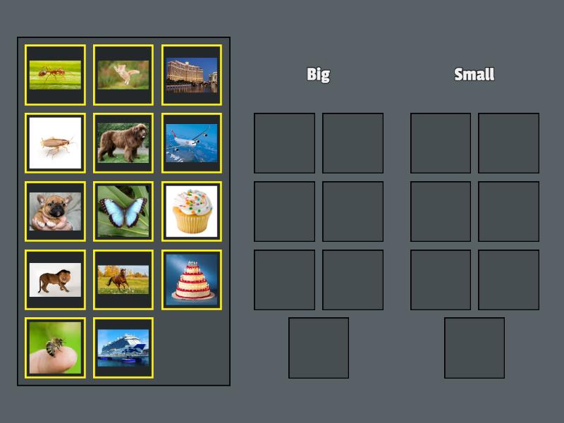 Big vs Small - Group sort