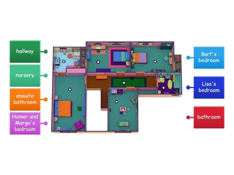 Go Getter 1.2 - Unit 3.2 - There is, there are (part 2) - Labelled diagram