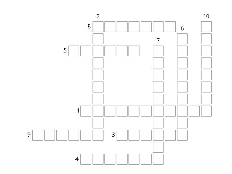 Vacation - Crossword