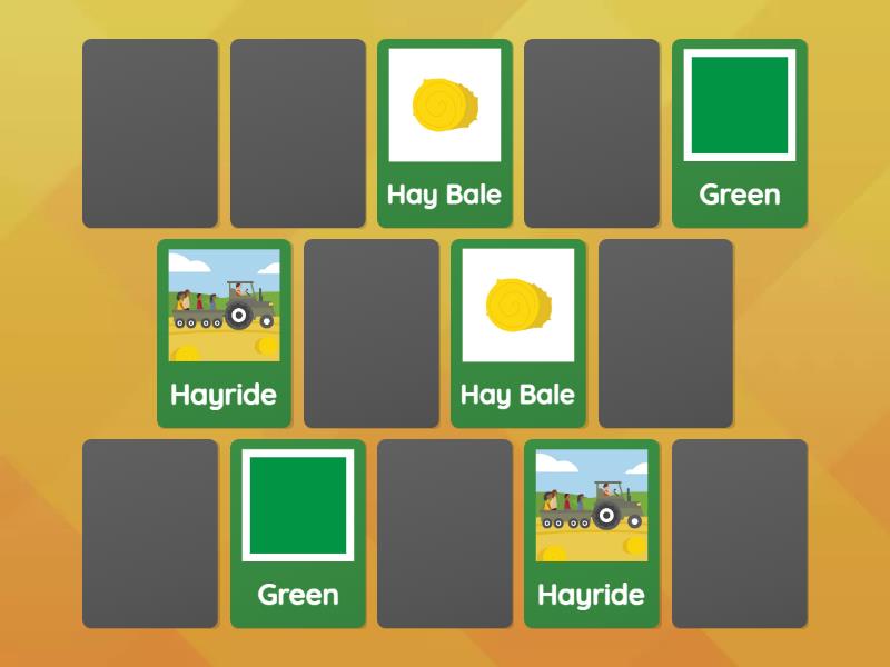 Fantastic Fall Vocabulary (15-21) - Matching pairs