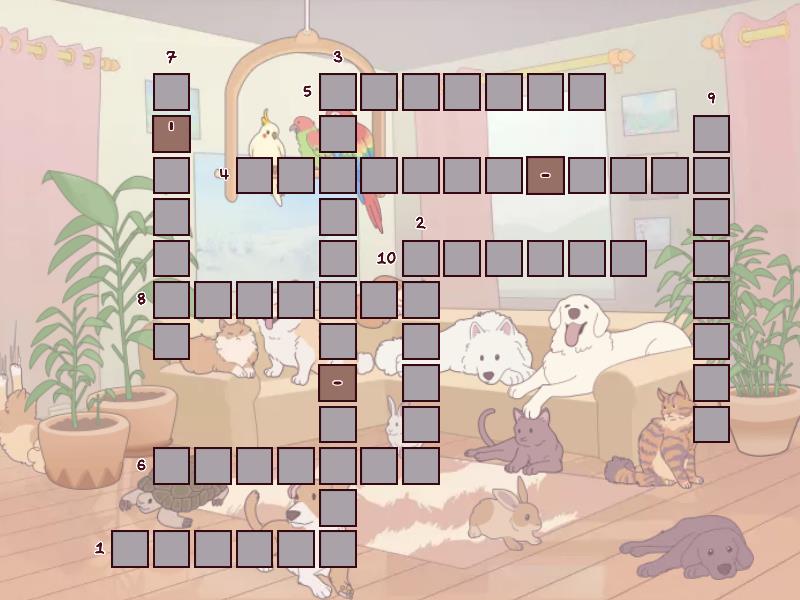 La famille (family in French) - Crossword