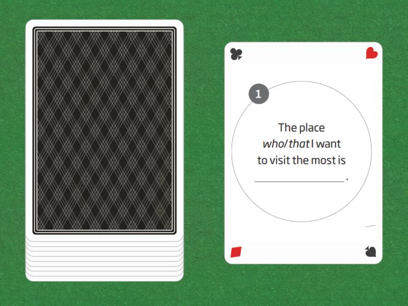 Roadmap A2+ Unit 5A Speaking TB - Speaking cards