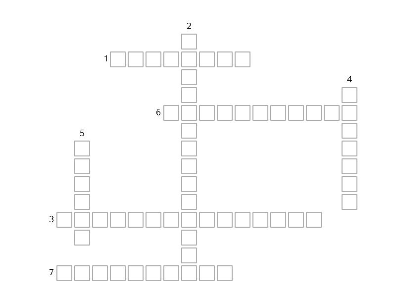 tecnología - Crossword