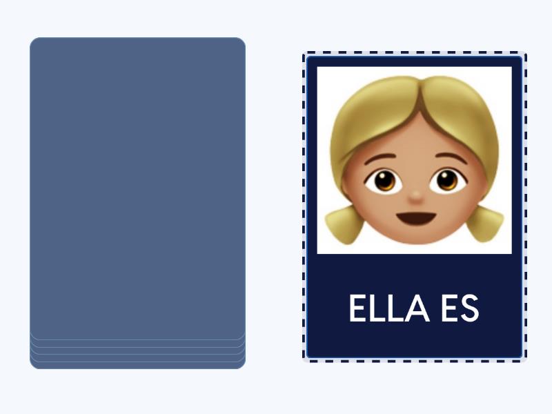 verbo SER - Speaking cards