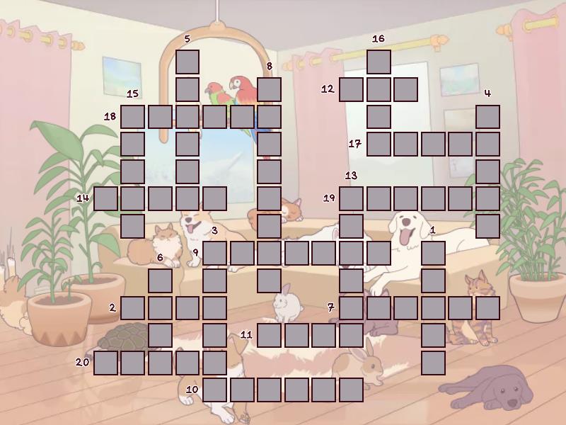 Irregular plurals - Crossword