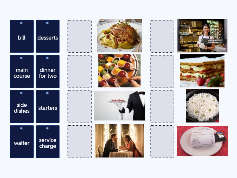 Speakout A2 2C_eating out - Match up