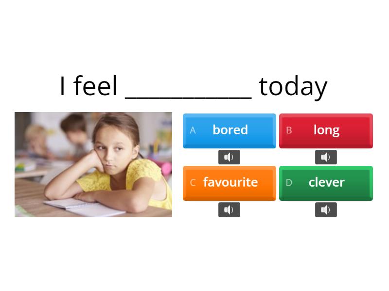 Roadmap A1 unit 7C, adjectives quiz - Викторина