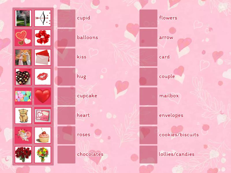 St Valentine`s Day - Match up