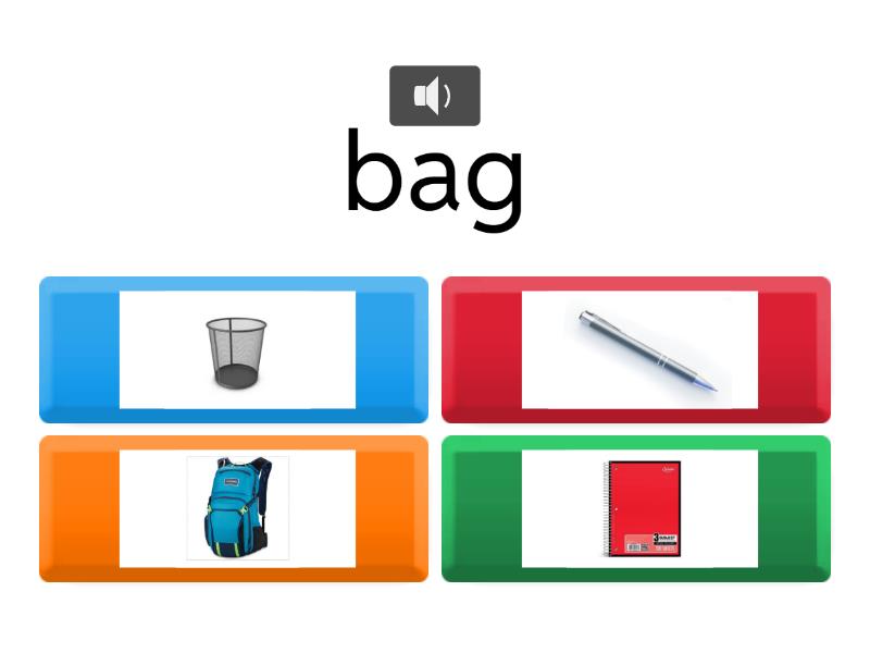 Classroom Objects - listening - Quiz