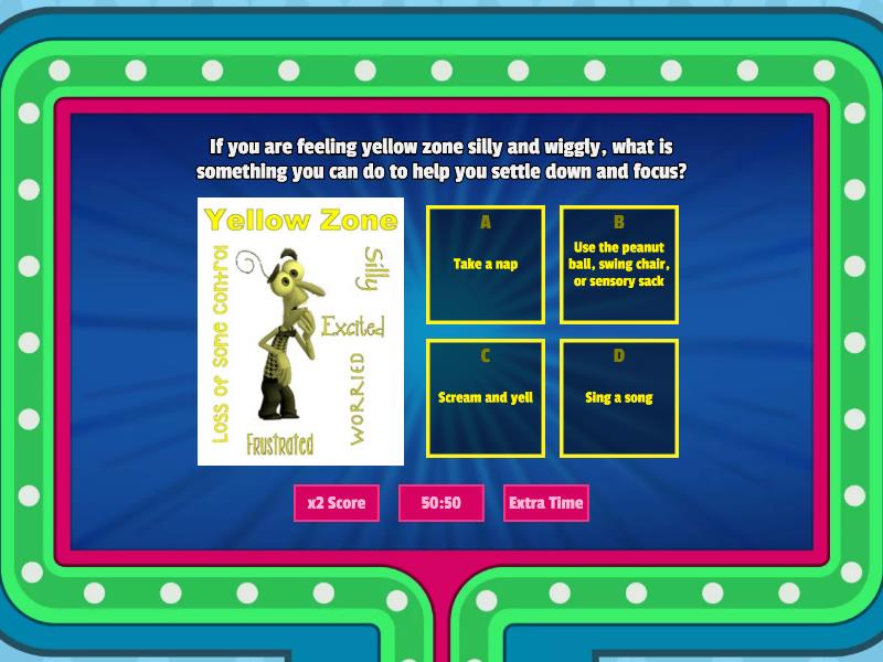 Coping strategies Game - Gameshow quiz