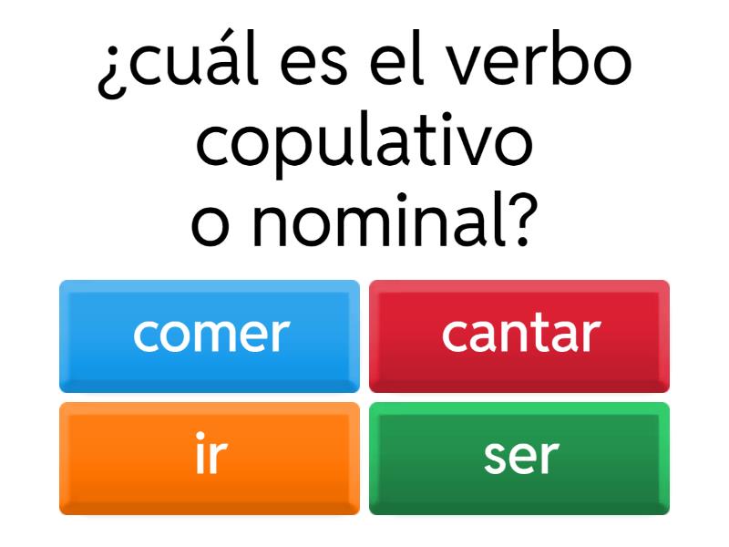 clases de predicados: nominal y verbal. El atributo. - Cuestionario