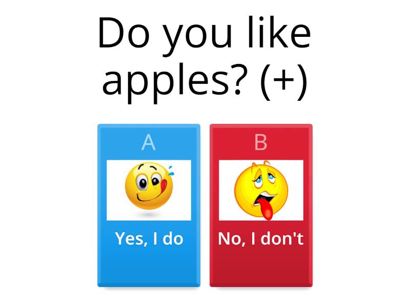 Do you like apples? - Quiz