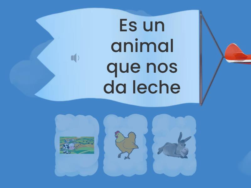 Identificar los animales y sus sonidos - Find the match