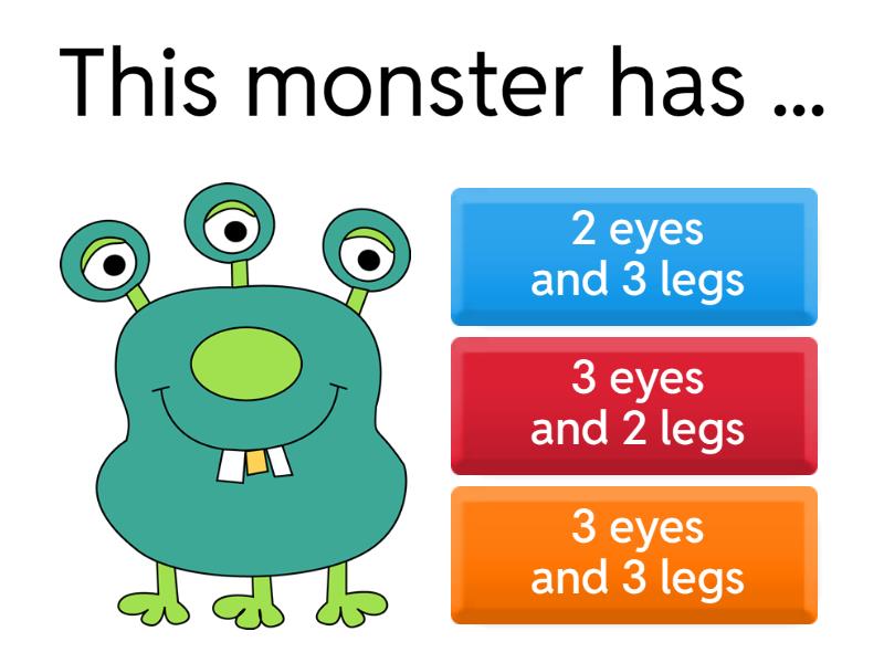 Monster questions - Quiz