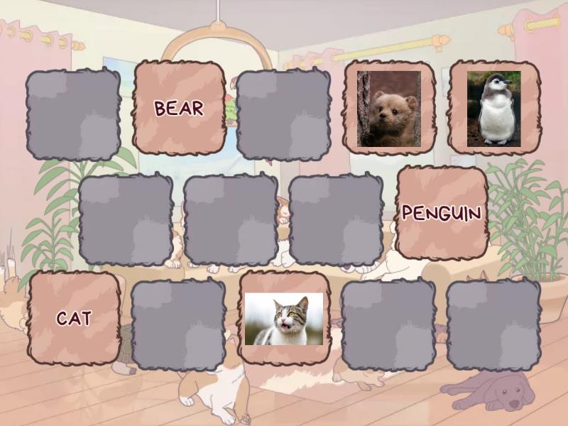 Molisano Winter animals - Matching pairs