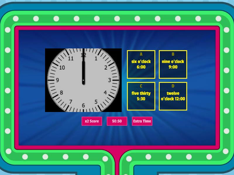 Telling Time_ Review - Gameshow quiz