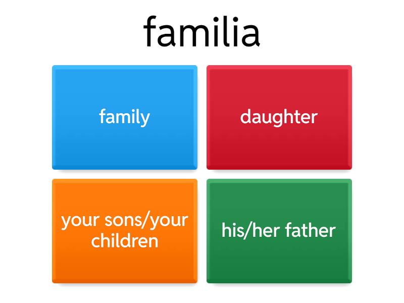 la familia - Quiz