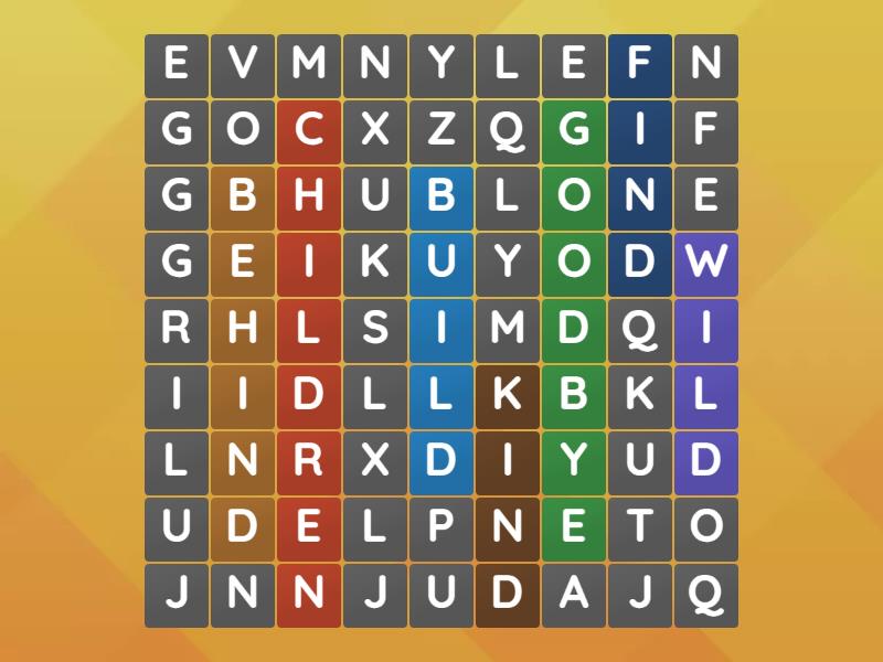 BR U9 Words - Wordsearch