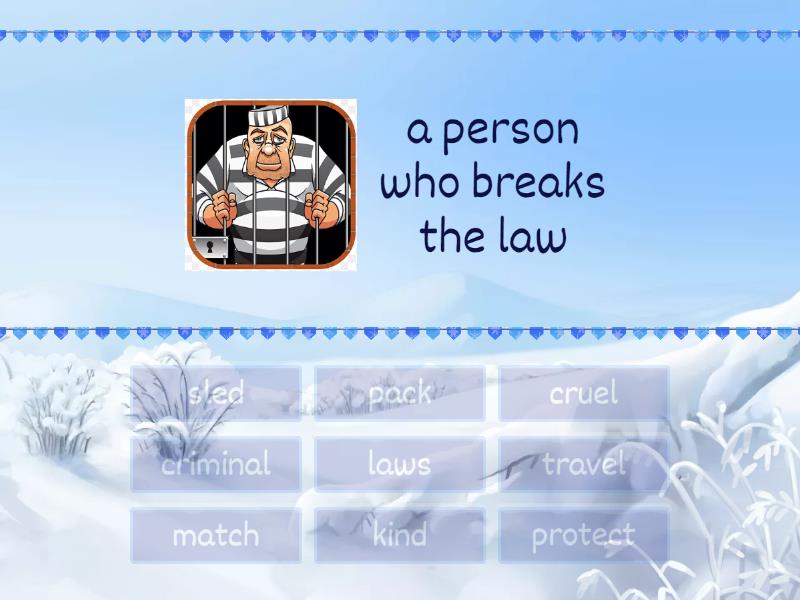 Un 37 White Fang Vocabulary Assessment - Find the match