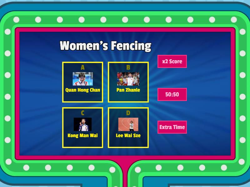 S1 - Famous Athletes - Gameshow quiz