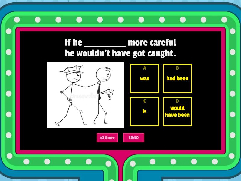 Conditionals - Gameshow quiz