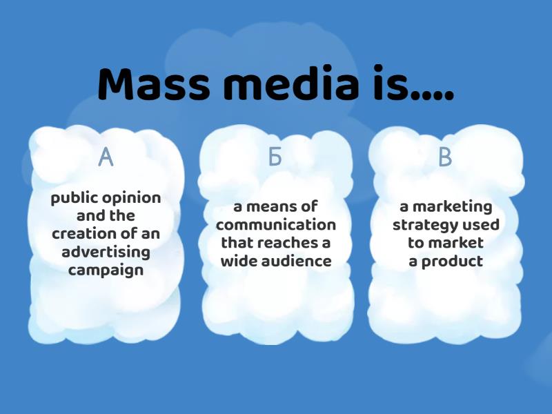 mass media - Quiz