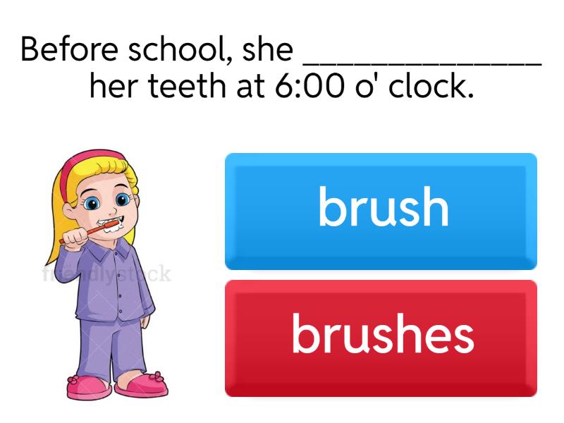 UNIT 3A - PRESENT SIMPLE - Quiz