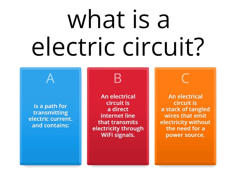 electric circuit - Quiz