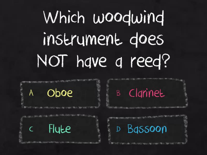 Woodwind Family - Quiz