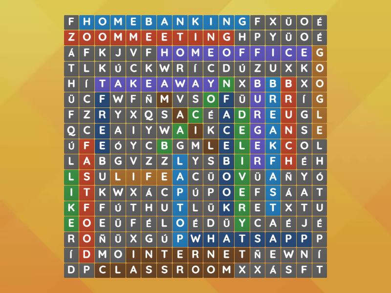 SENIOR 1 - ALL THE WORDS I KNOW IN ENGLISH. - Sopa de letras