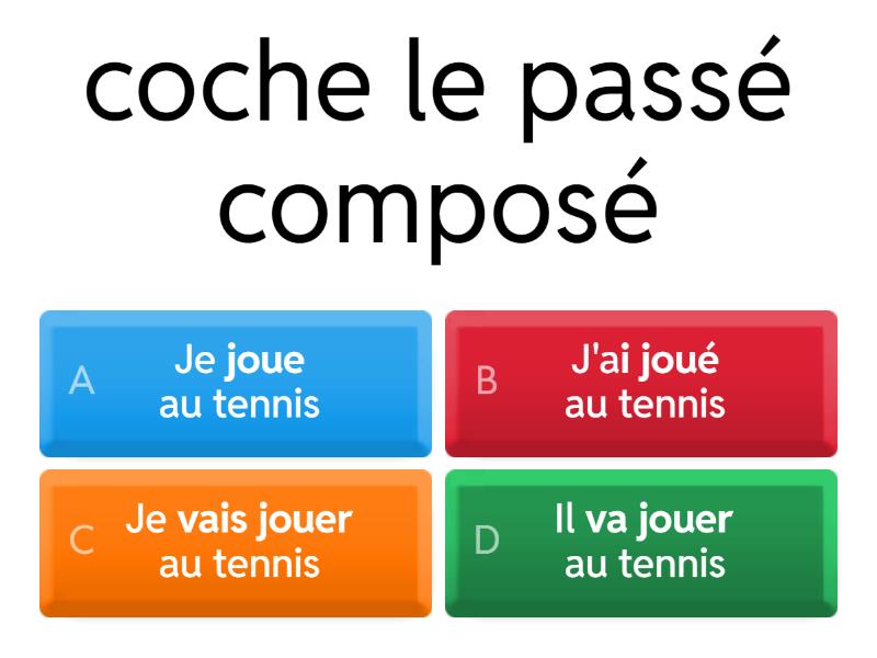 Passé composé 2 - Test