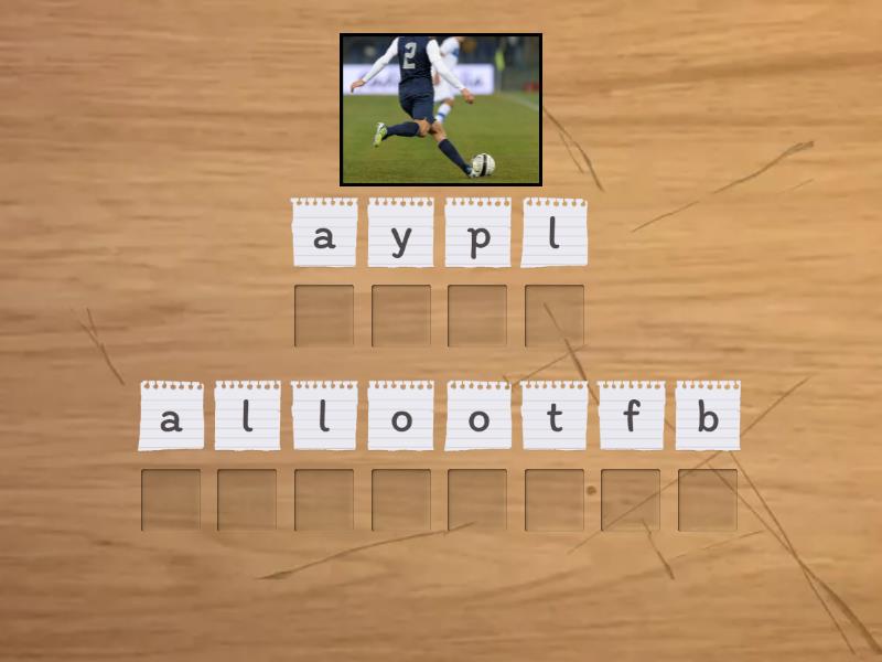 Anagram activities (SM1 U5) - Анаграмма