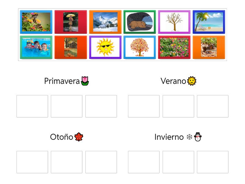 YB Las 4 Estaciones - Group sort