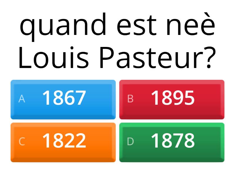 Louis Pasteur - Quiz