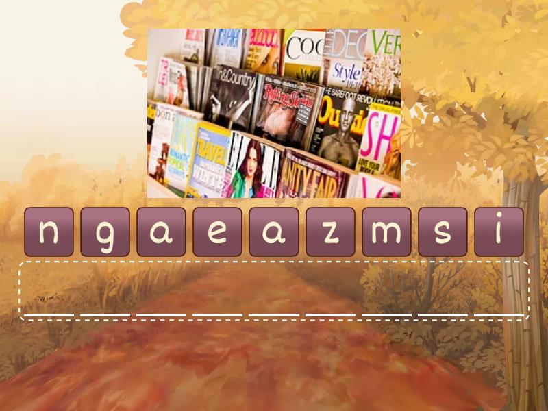 Stage 2 - GE - Unit 7 - Vocabulary - Anagram