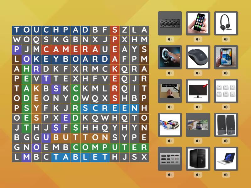 Computer Words - Word Search - Wordsearch