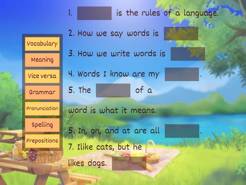 ef elementary 2b reading - Complete the sentence