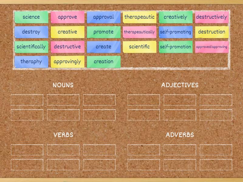 ACPB-AD3- U6- WORD FORMATION - Group sort