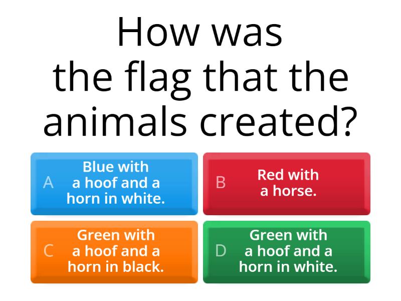 Chapter 3-Animal farm - Quiz