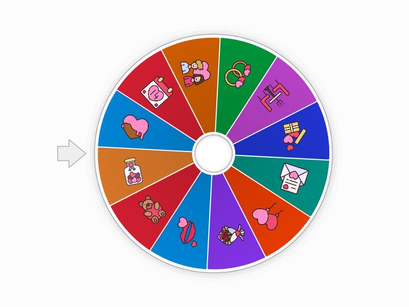 Valentine's day - Spin the wheel